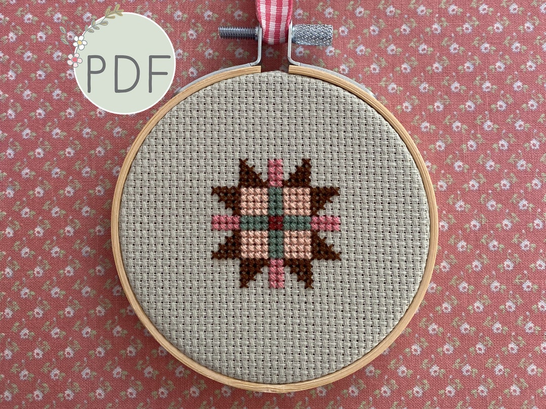 Cross Stitch PDF Pattern for Beginners, Instant Download, Fall ...