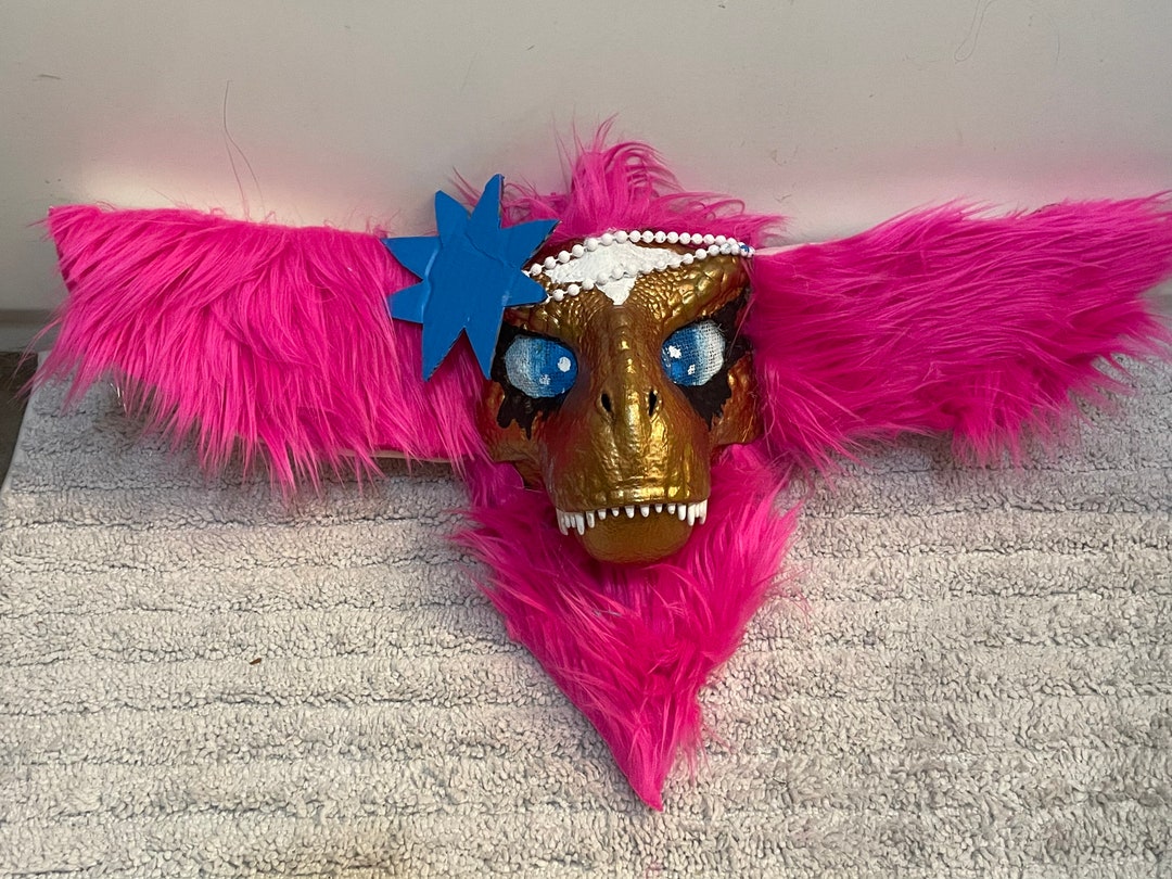 Custom Mask Hard Plastic T. Rex Dinosaur Mask - Etsy