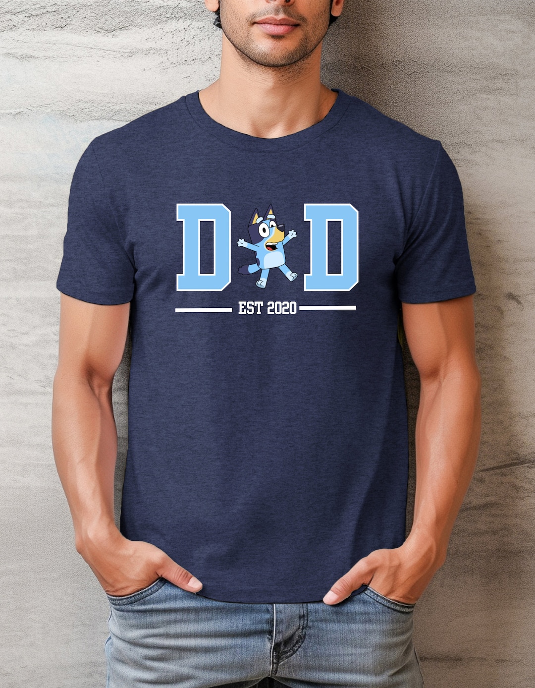 Bluey Dad Shirt Bluey and Bandit Bluey Shirt Fathers Day Gift Bluey and ...