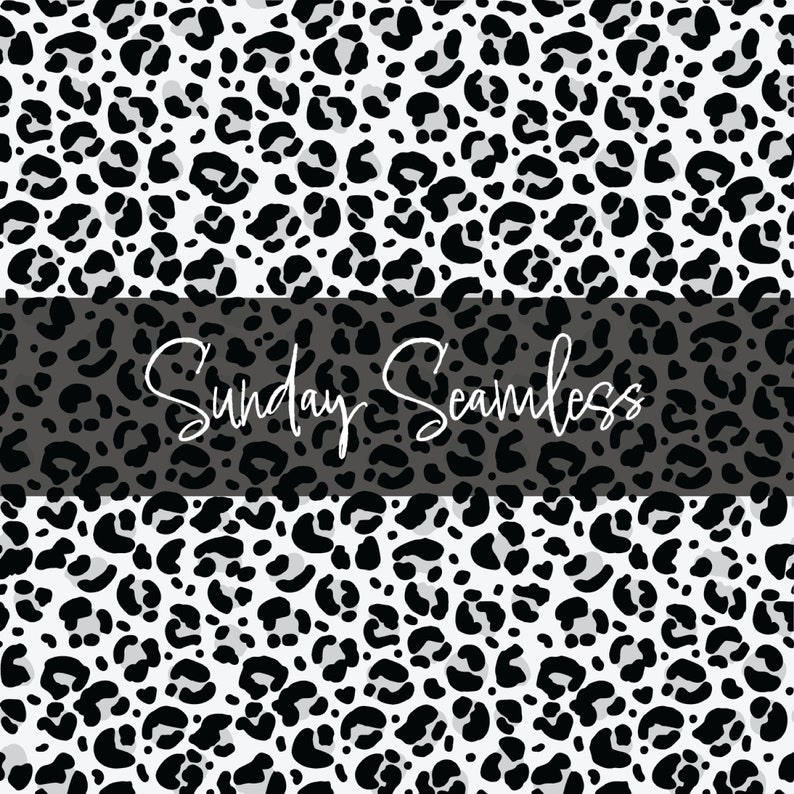 Light Grey Snow Leopard Seamless Pattern Seamless File - Etsy