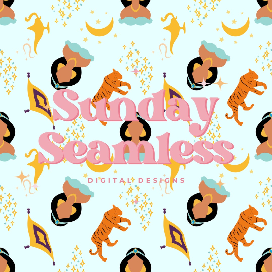 Princess Texture Seamless Pattern, Seamless, File,princess Seamless ...