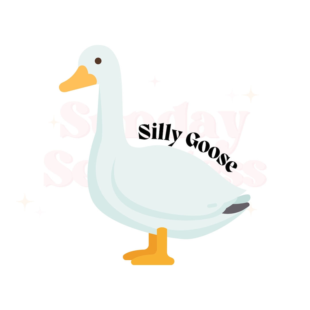 Silly Goose Transparent PNG, Silly Seamless, Kids Seamless File, Fabric ...