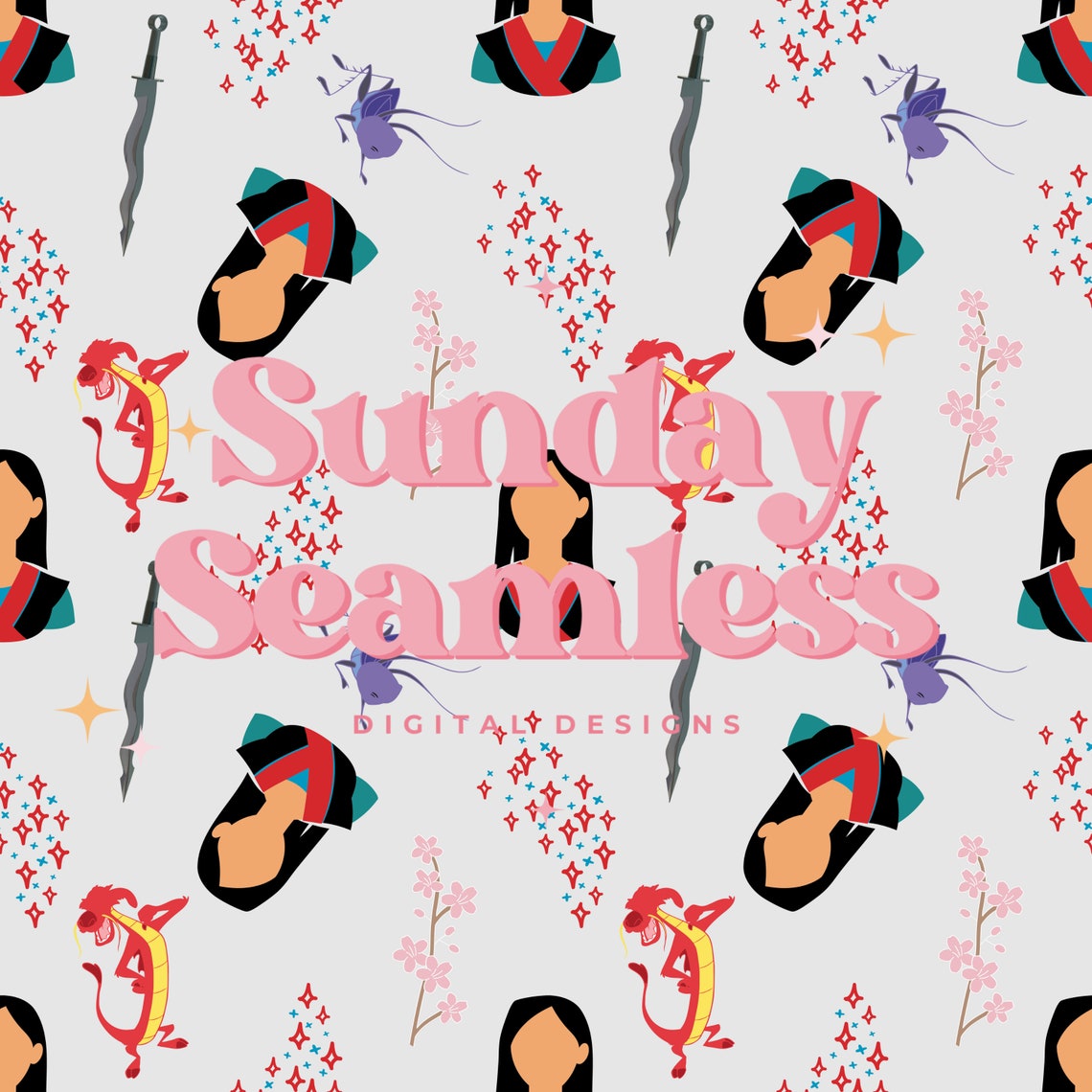 Princess Texture Seamless Pattern Seamless Fileprincess - Etsy