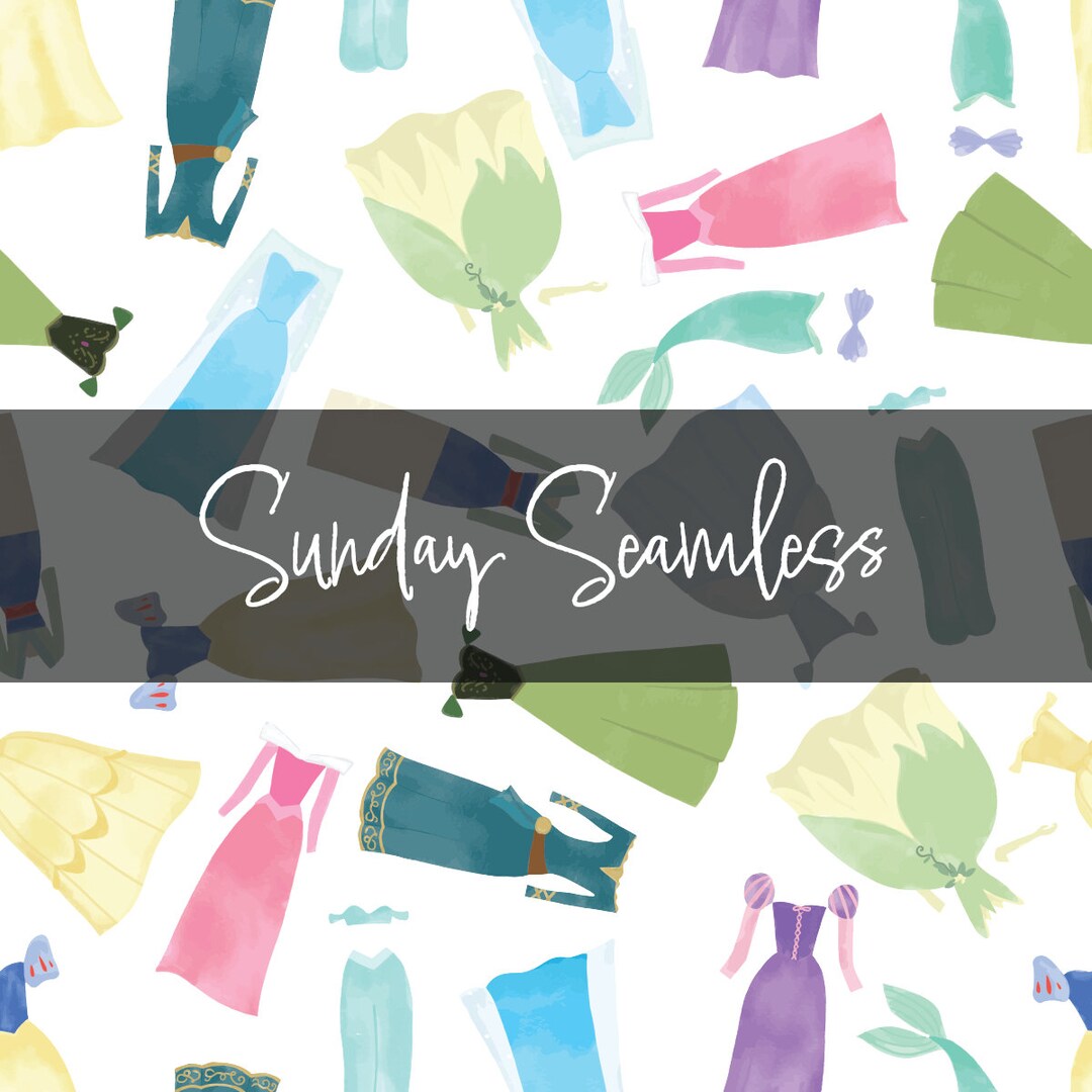 Princess Dress Texture Seamless Pattern, Seamless, File,princess ...