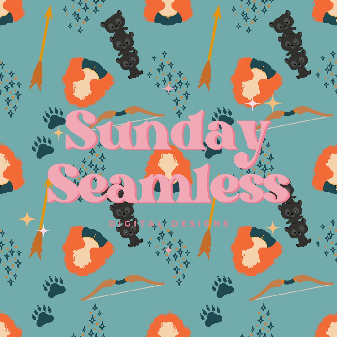 Princess Texture Seamless Pattern, Seamless, File,princess Seamless ...