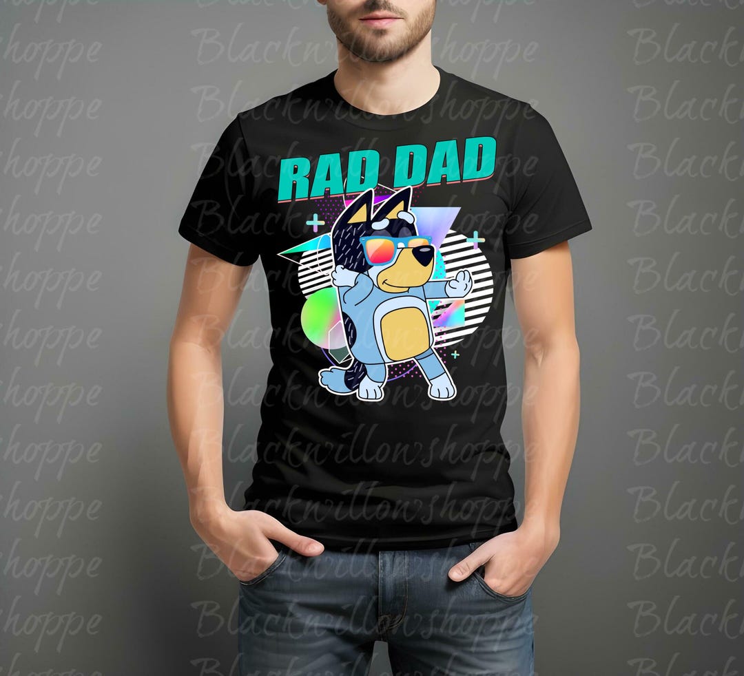 Rad Dads Blue Dog. PNG Download. PNG Only No Physical Print. Kids Show ...