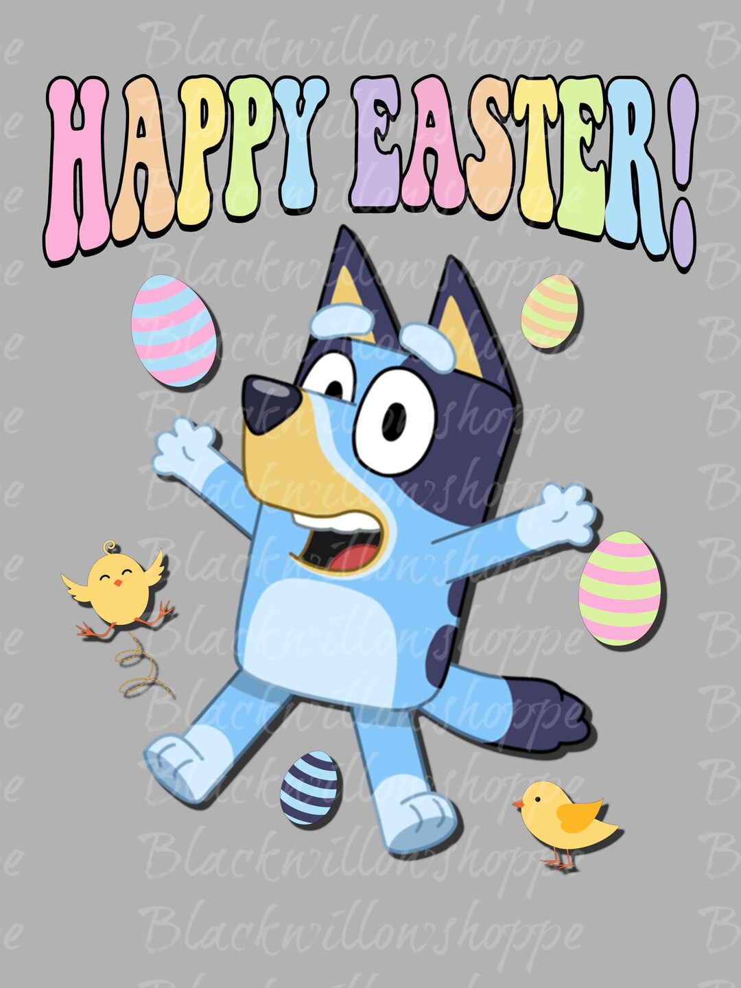 Happy Easter Bluey. PNG Download. PNG Only No Physical Print. Kids Show ...
