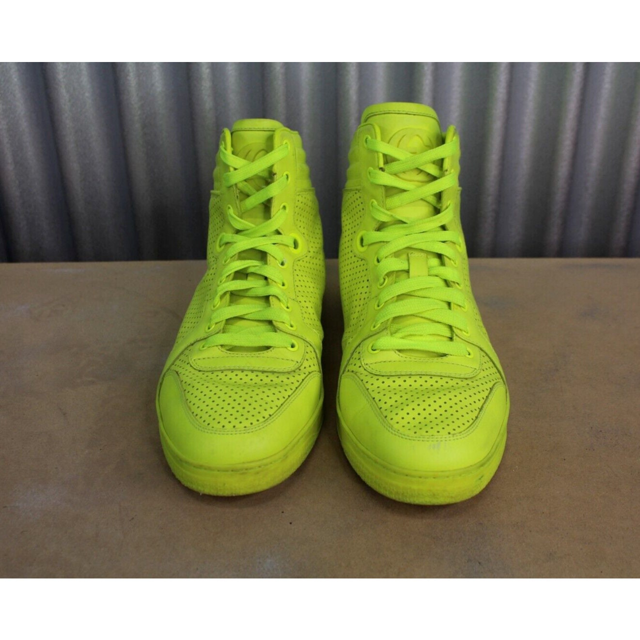 Neon Gucci High Top Sneakers
