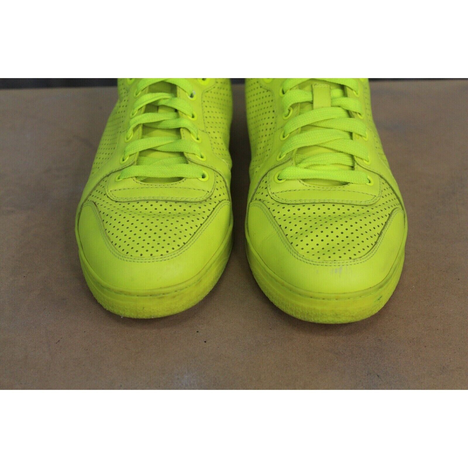 Neon Gucci High Top Sneakers