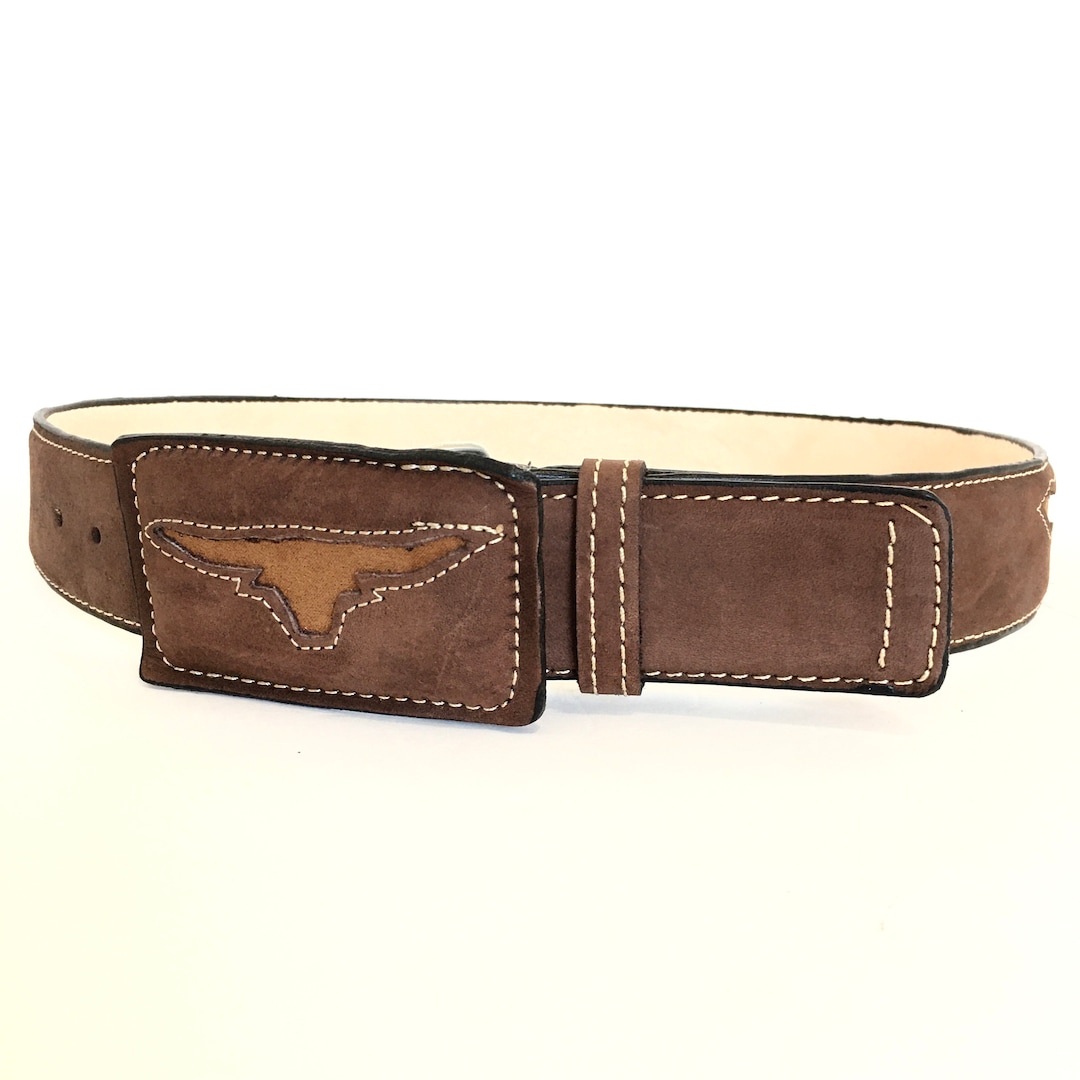 Men's Cowboy Western Leather Belt. Cinto Ranchero Rodeo Vaquero - Etsy