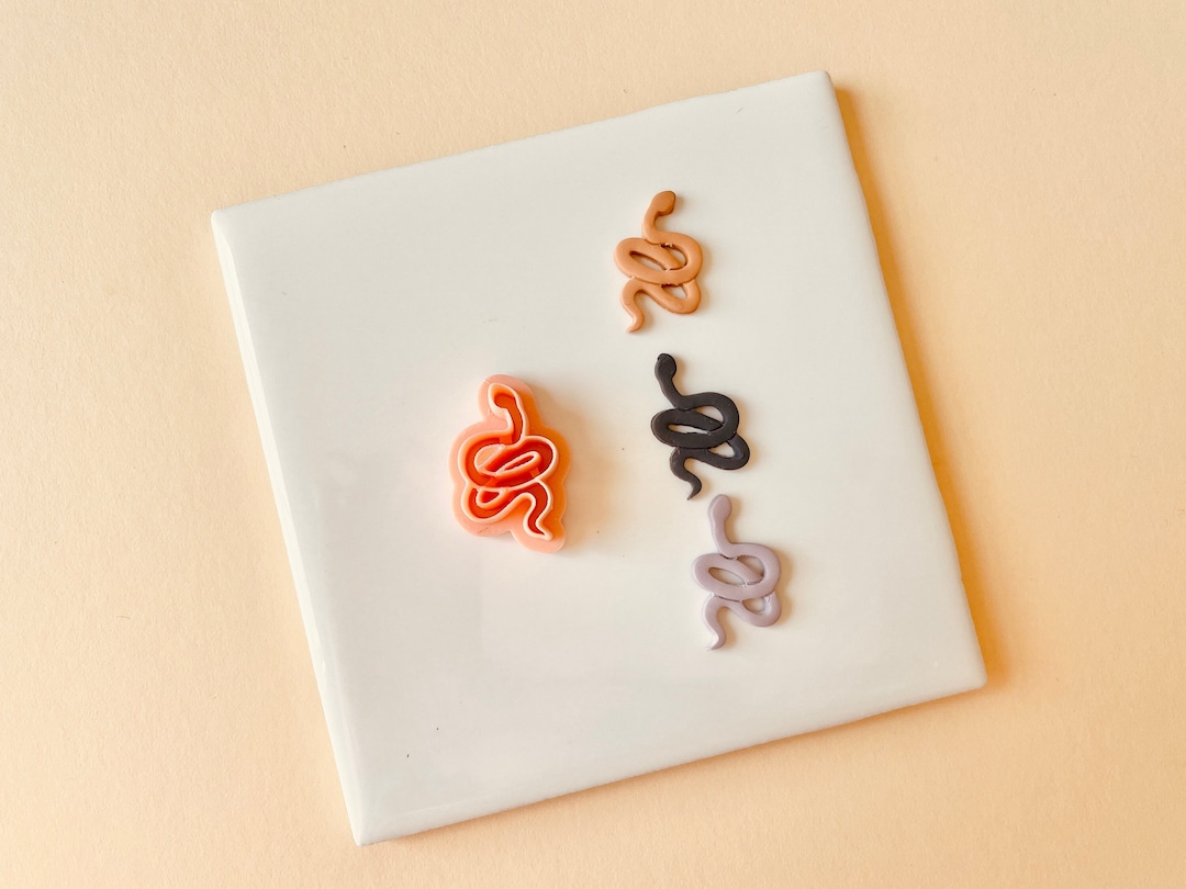 Snake #2 Polymer Clay Cutter - Etsy