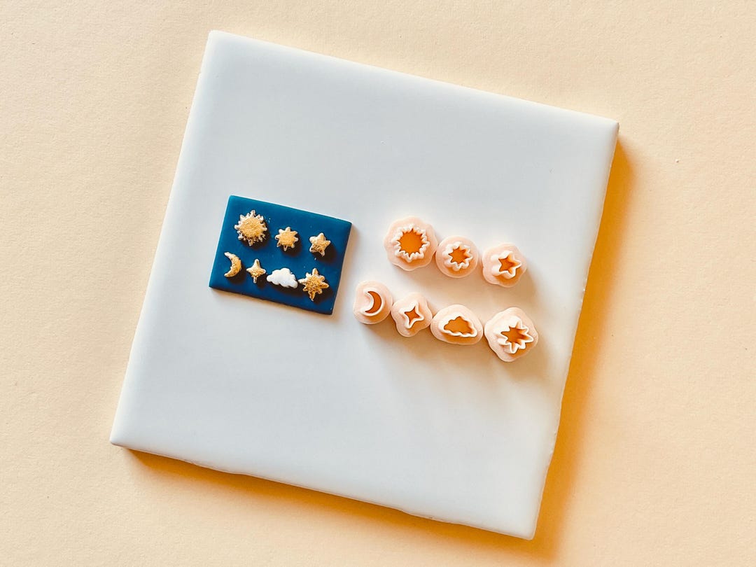 Celestial Micro Cutter Set #1 Polymer Clay Cutter - Etsy
