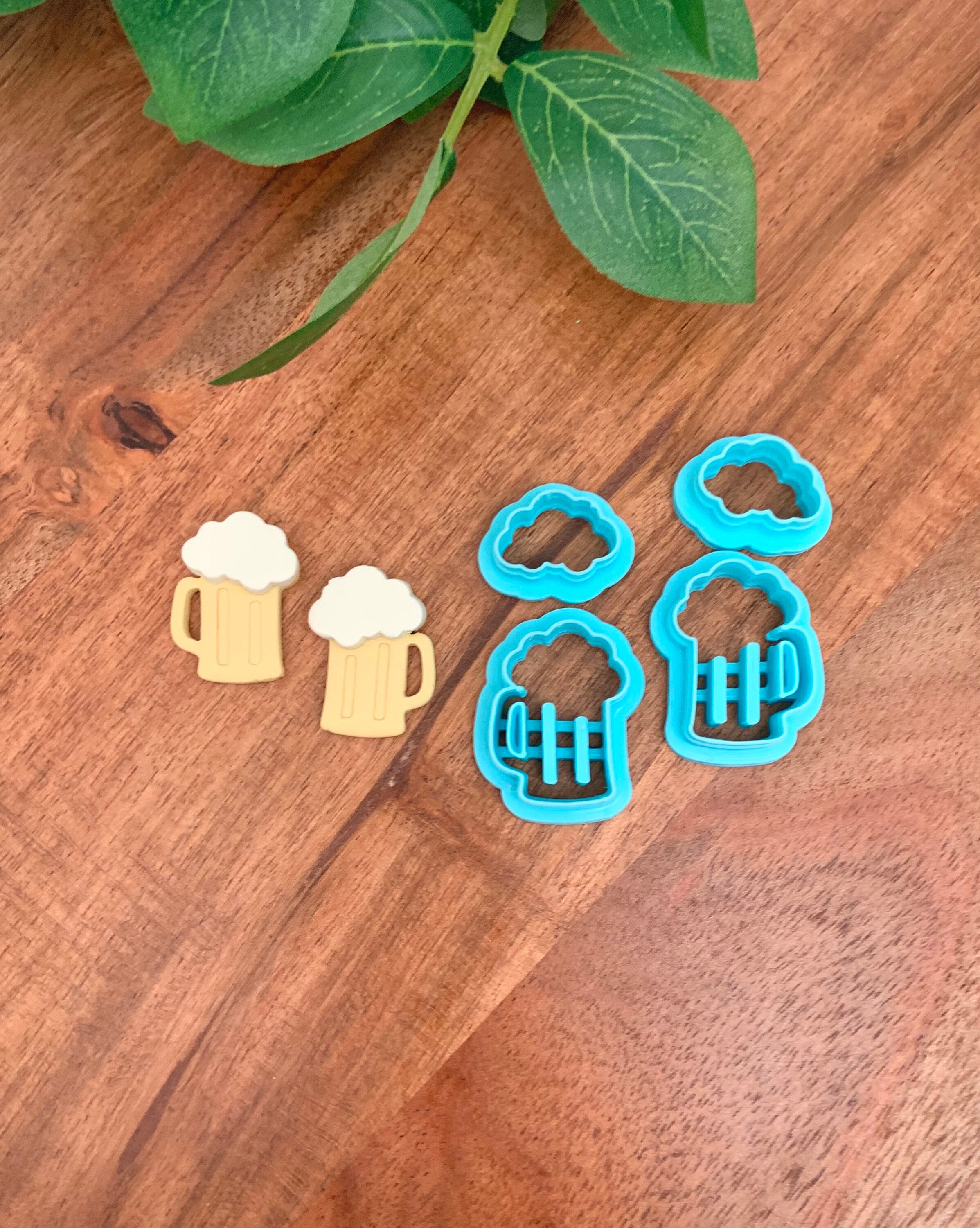 Beer Mug Clay Cutter Set Irish Beer With Foam Polymer Clay Cutter St ...