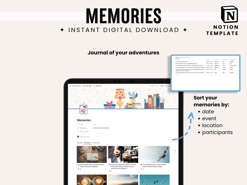 Notion Activities Shelf | Digital Organizer for Kids | Children's ...