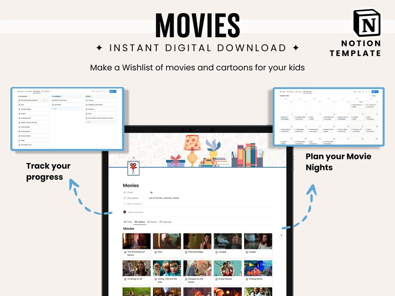 Notion Activities Shelf | Digital Organizer for Kids | Children's ...