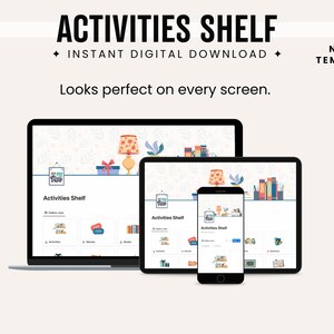 Notion Activities Shelf | Digital Organizer for Kids | Children's ...