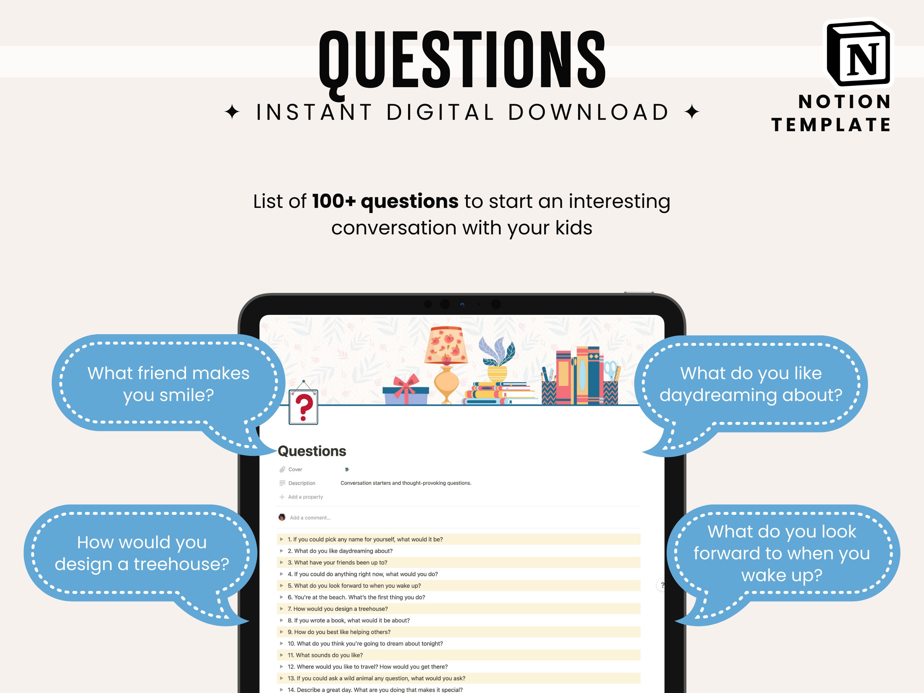 Notion Activities Shelf | Digital Organizer for Kids | Children's ...