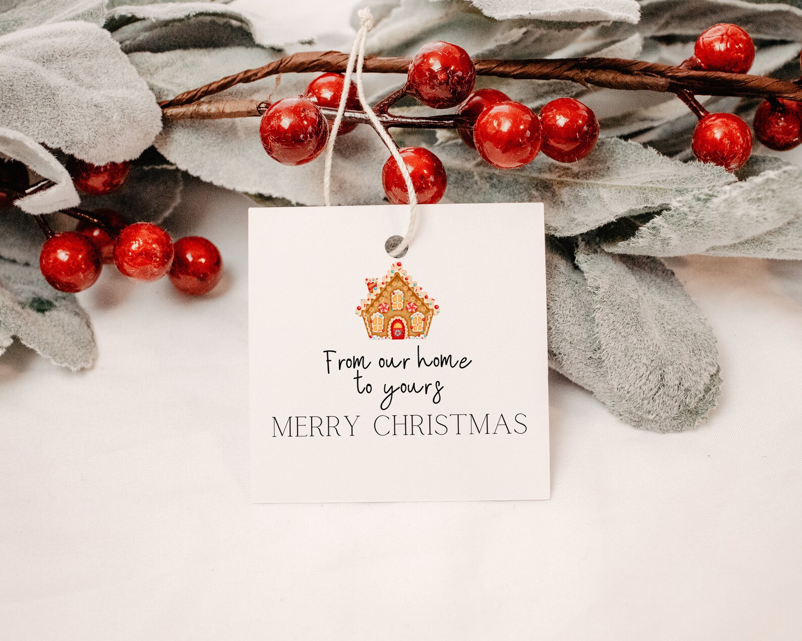 Printable From Our Home to Yours Gift Tags | Printable Christmas Gift ...
