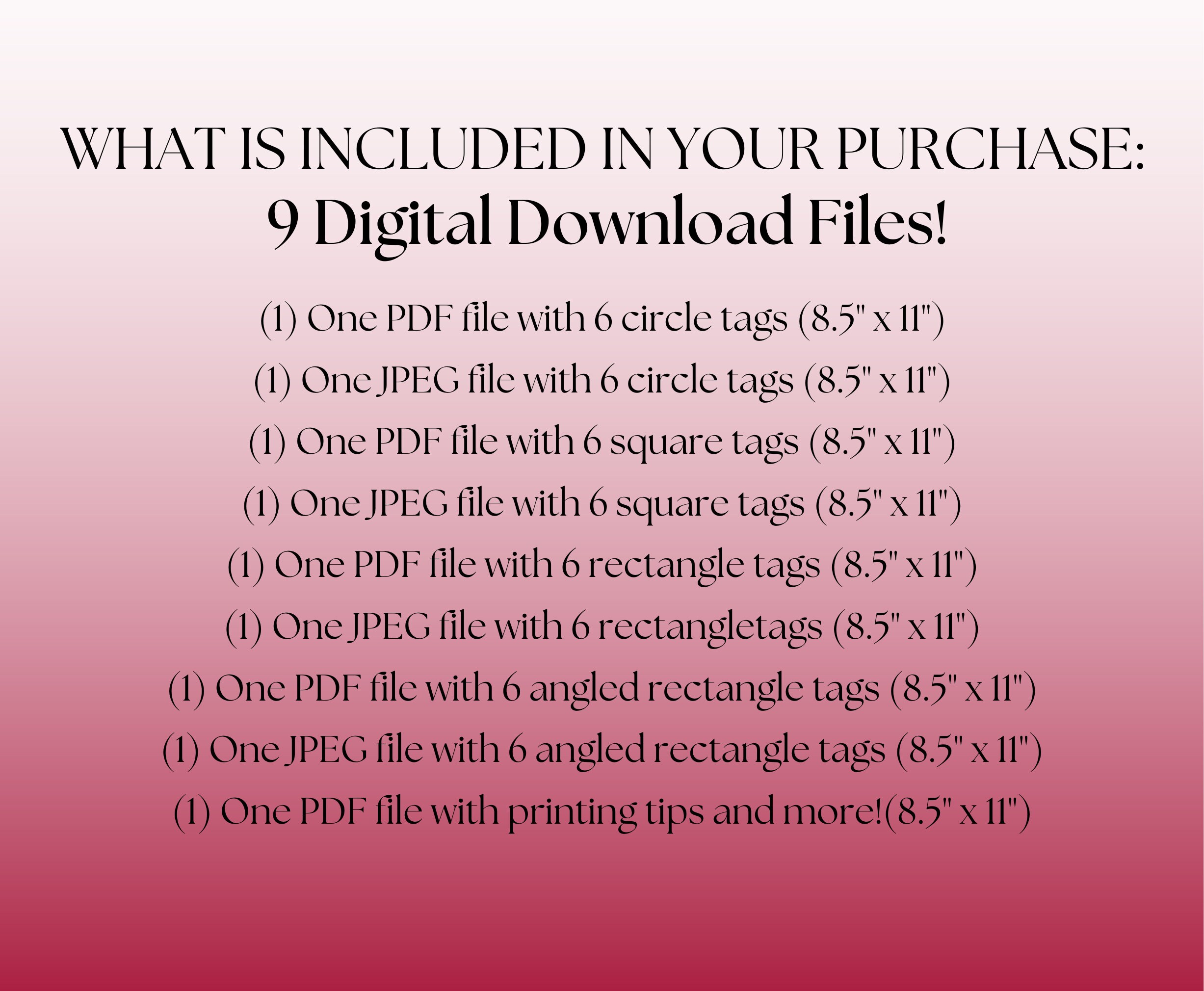 Printable May Your Days Be Merry and Bright Gift Tag,downloadable Gift ...