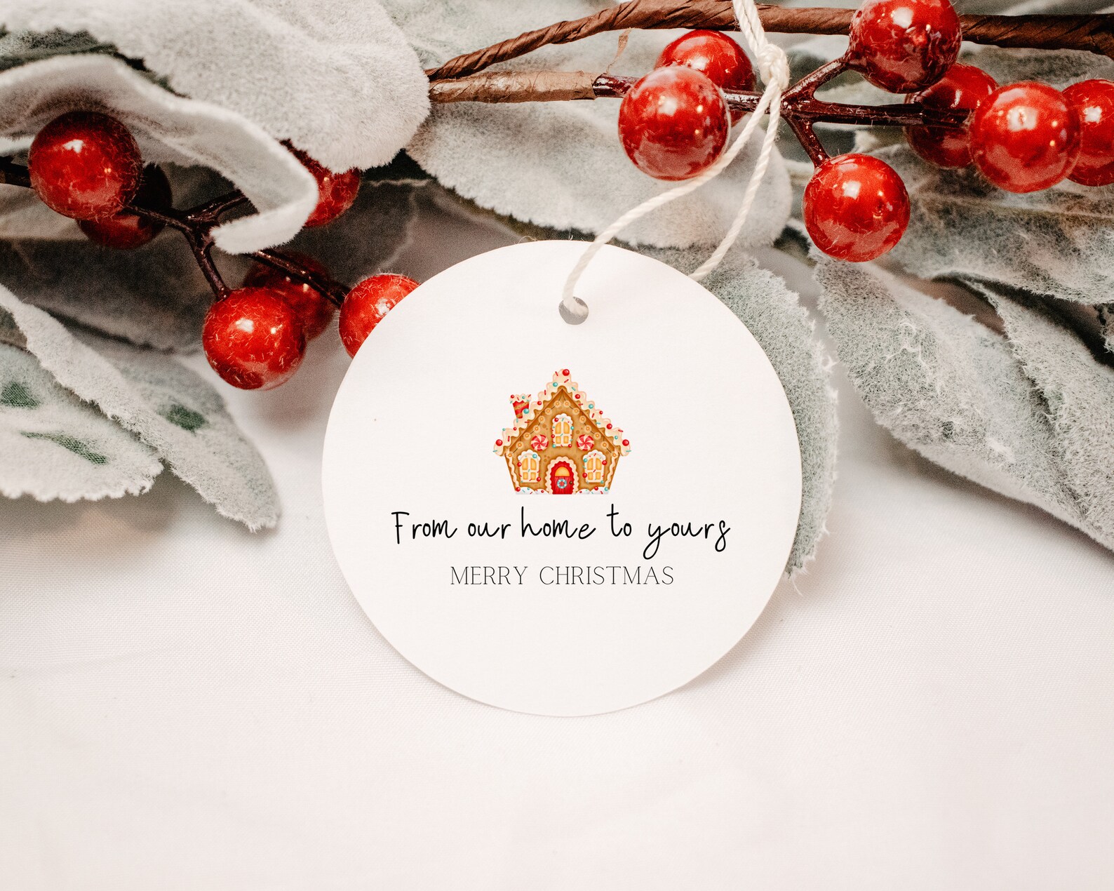 Printable From Our Home to Yours Gift Tags | Printable Christmas Gift ...