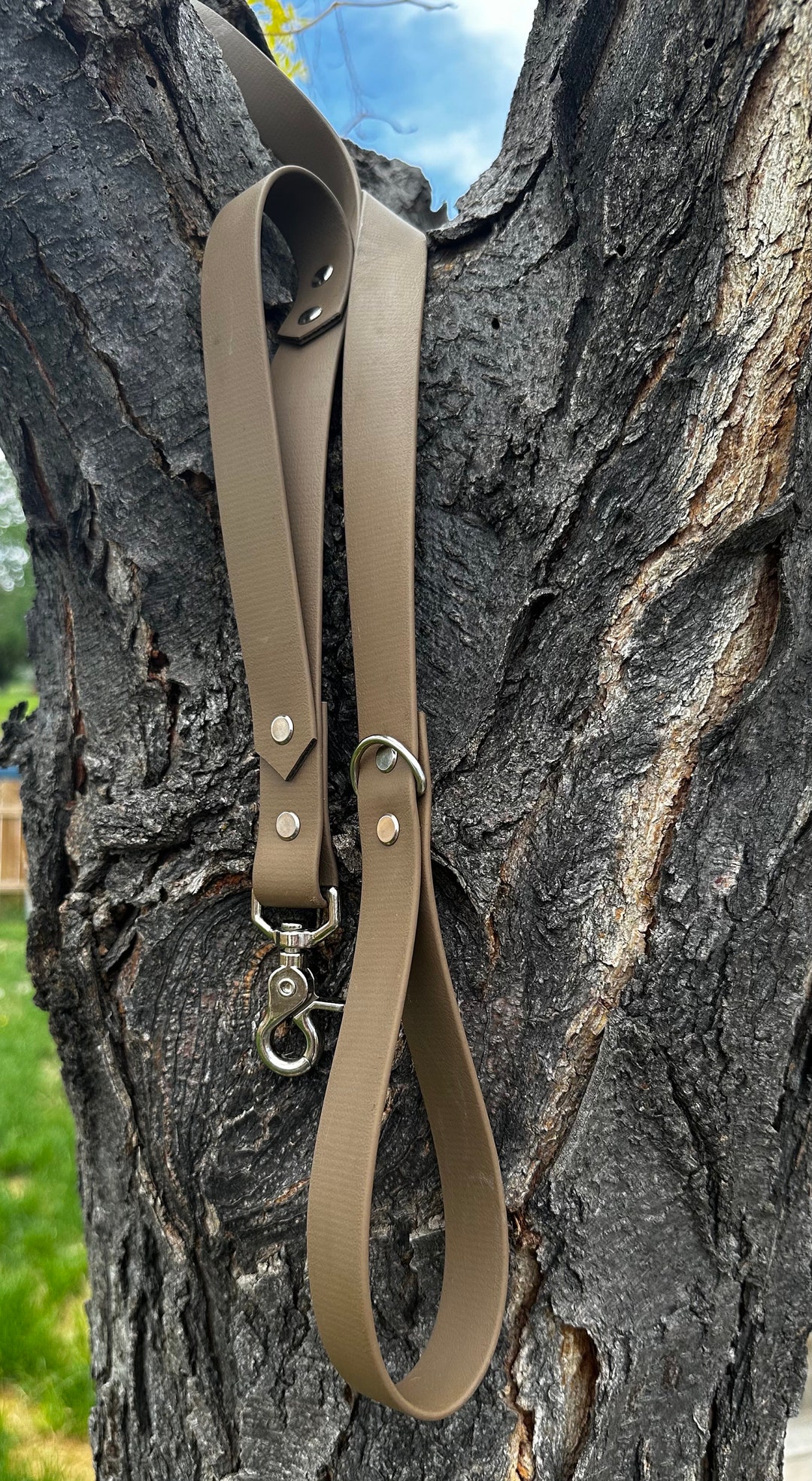 Biothane Leash With Traffic Handle- Single Tone - Etsy