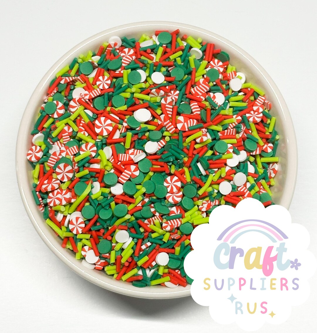 Fake Polymer Christmas Sprinkles, Faux Polymer Christmas Sprinkles ...