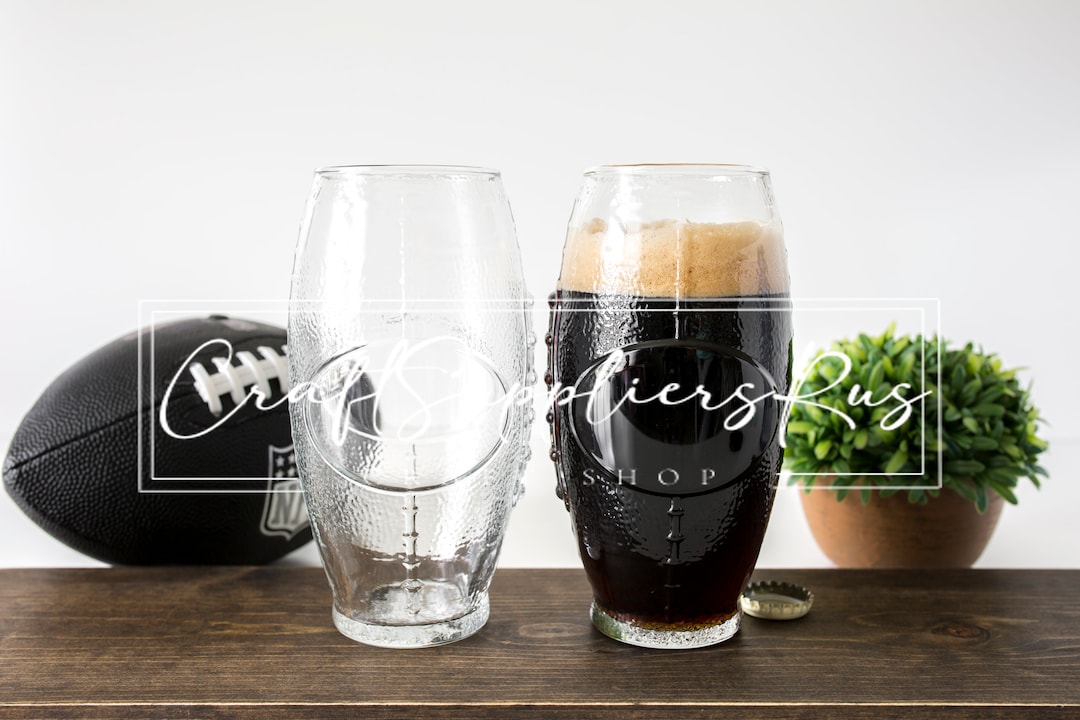 Football Shaped Glass Beer Mug, Football Shaped Glass Mug, Football ...