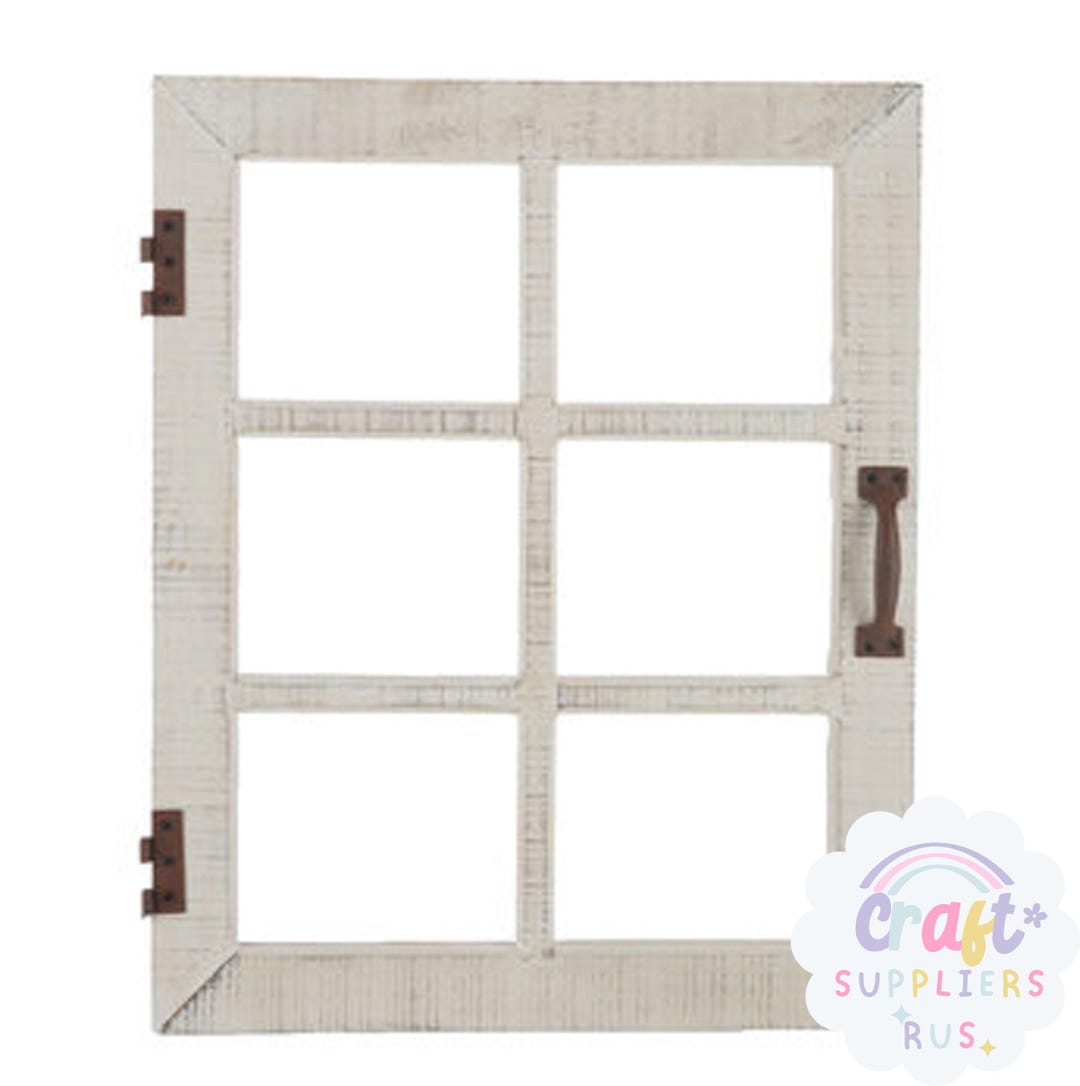 Rustic Window Wall Decor, Farmhouse Window Wall Decor, Window Wall ...
