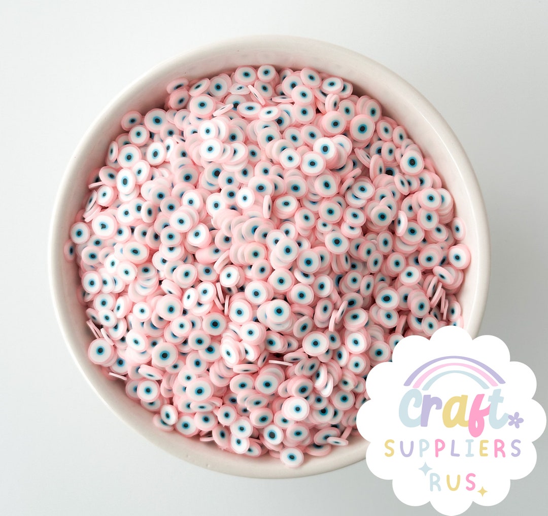 5MM Fake Evil Eye Polymer Clay Sprinkles, Faux Evil Eye Sprinkles, Fake ...