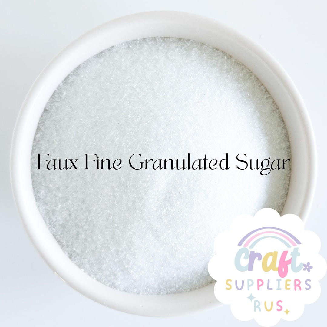Realistic Faux Granulated Sugar – Fake Bake & Craft Topping - Etsy