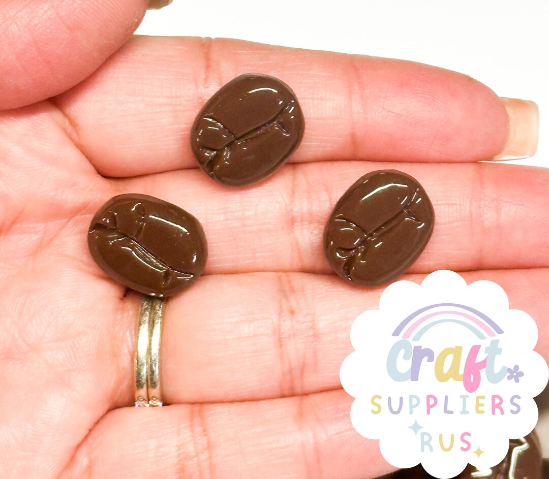 10/20pc 16MM Resin Coffee Beans, Fake Coffee Beans, Faux Coffee Beans ...