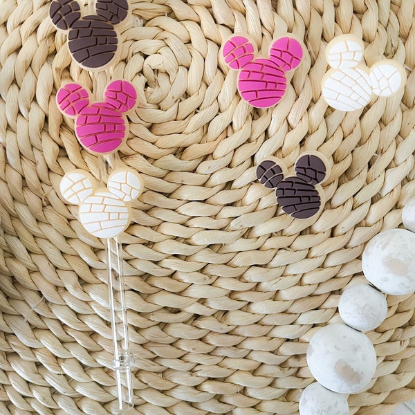 Mickey Mouse Straw Topper - Etsy