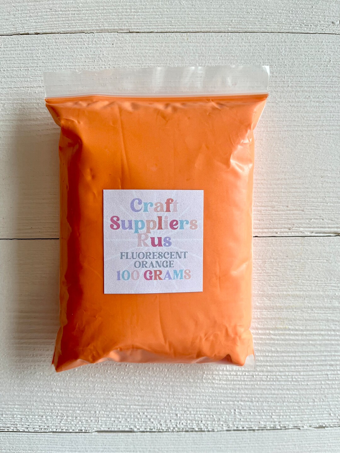 Fluorescent Orange Foam Air Dry Modeling Clay, Orange Modeling Clay ...