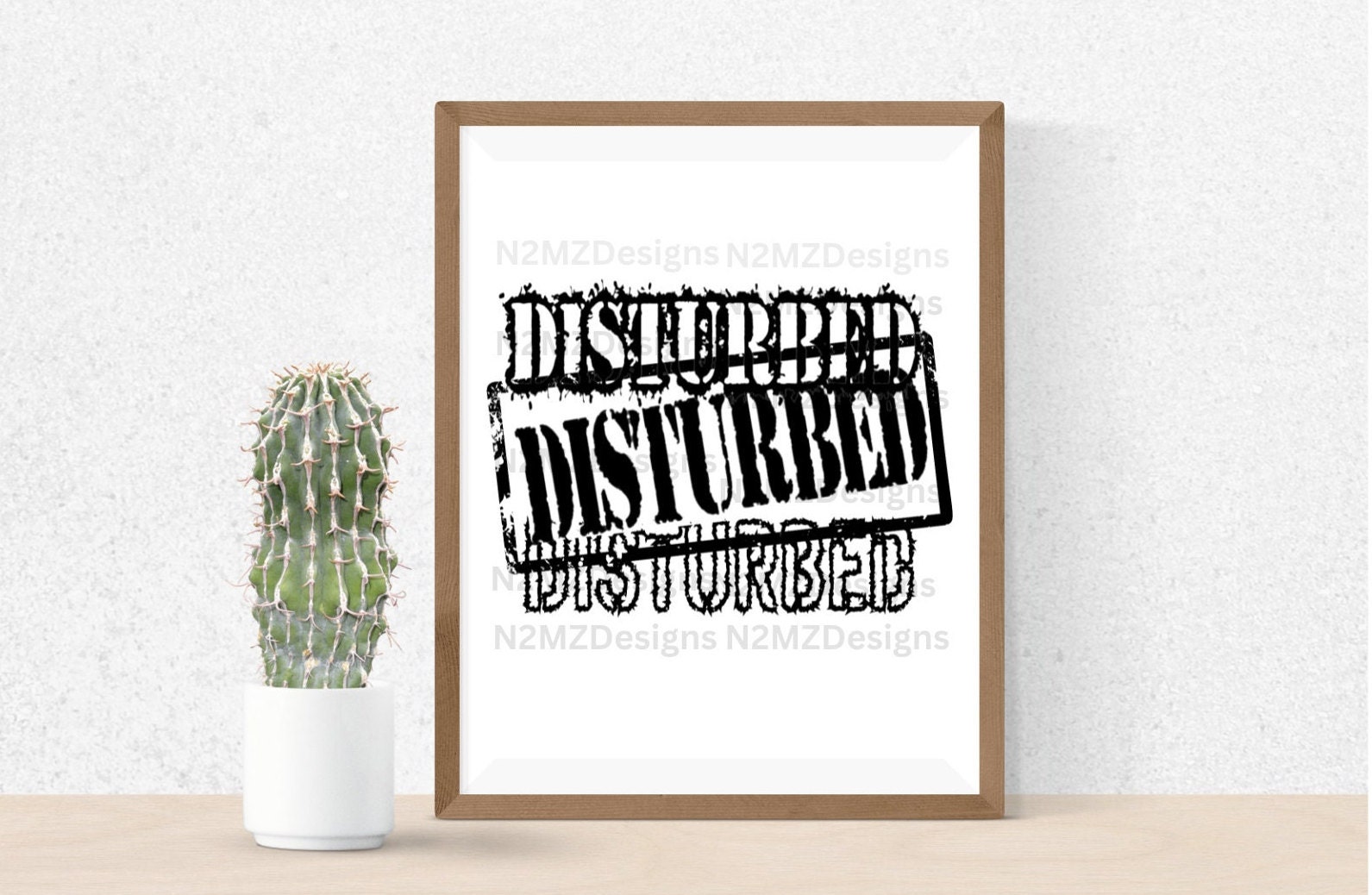 Disturbed, Disturbed, Disturbed PNG Deisgn - Etsy
