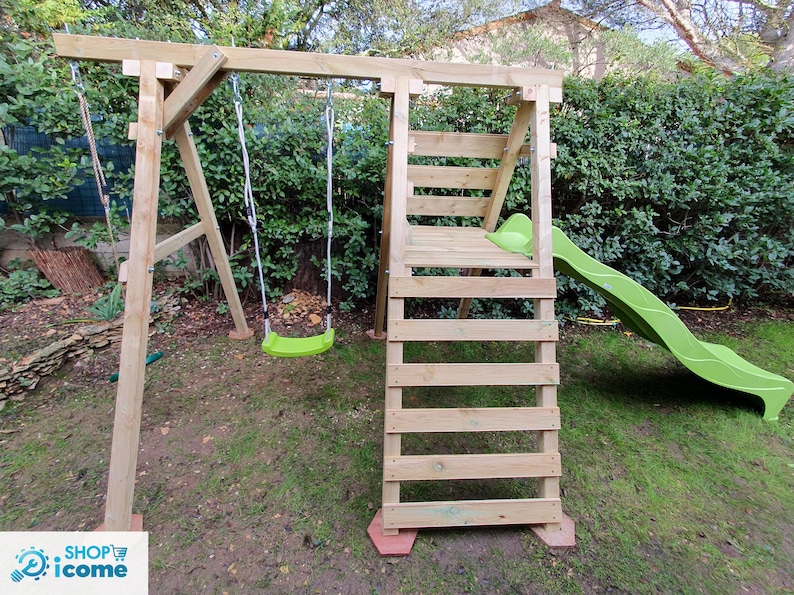 DIY: Plans and Tutorial for Making a Wooden Swing Set (6 Configurations ...