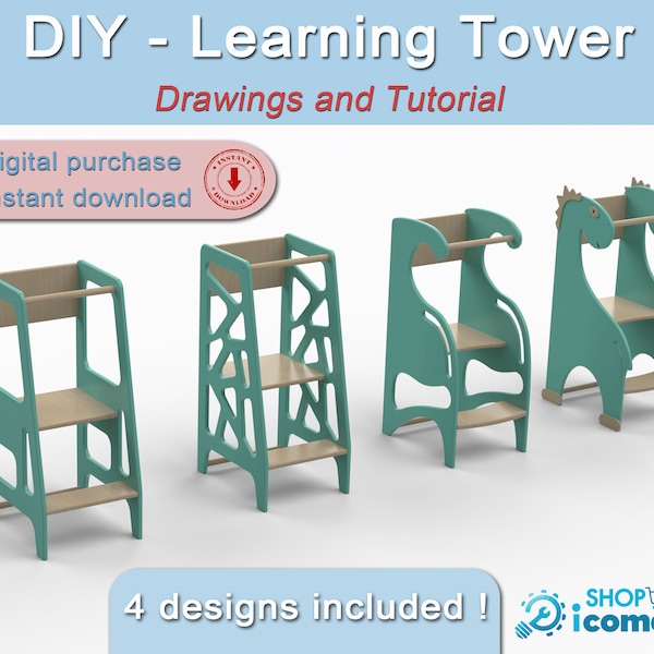 Toddler Tower - Etsy
