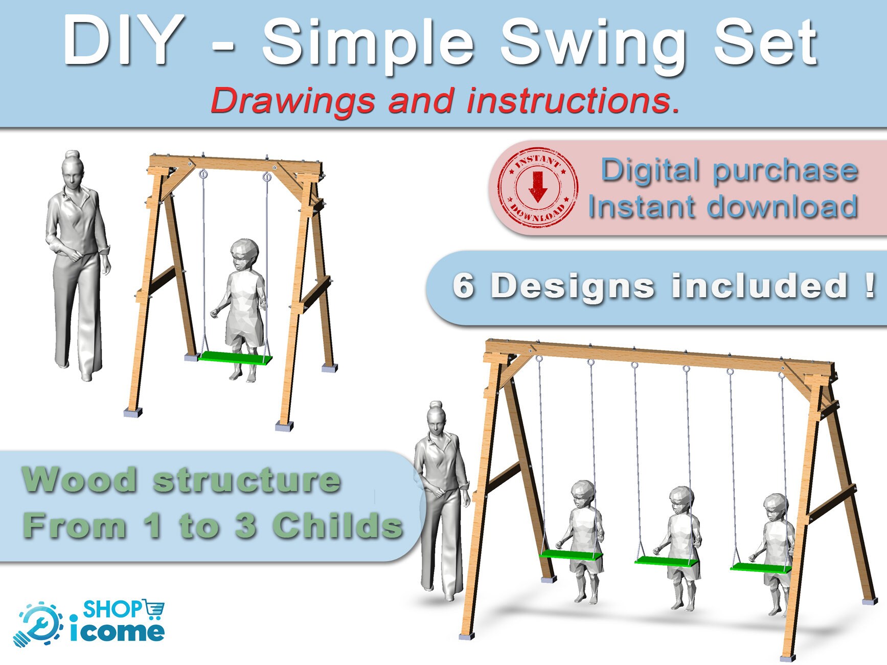 Construye Tu Propio Columpio Con Planos Gratuitos