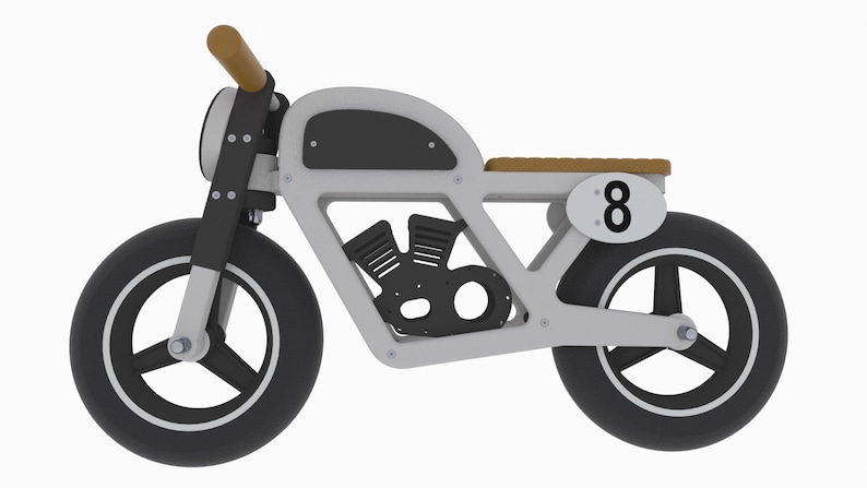 DIY - Plans and Tutorial for Making a Wooden Balance Bike With 10-inch ...