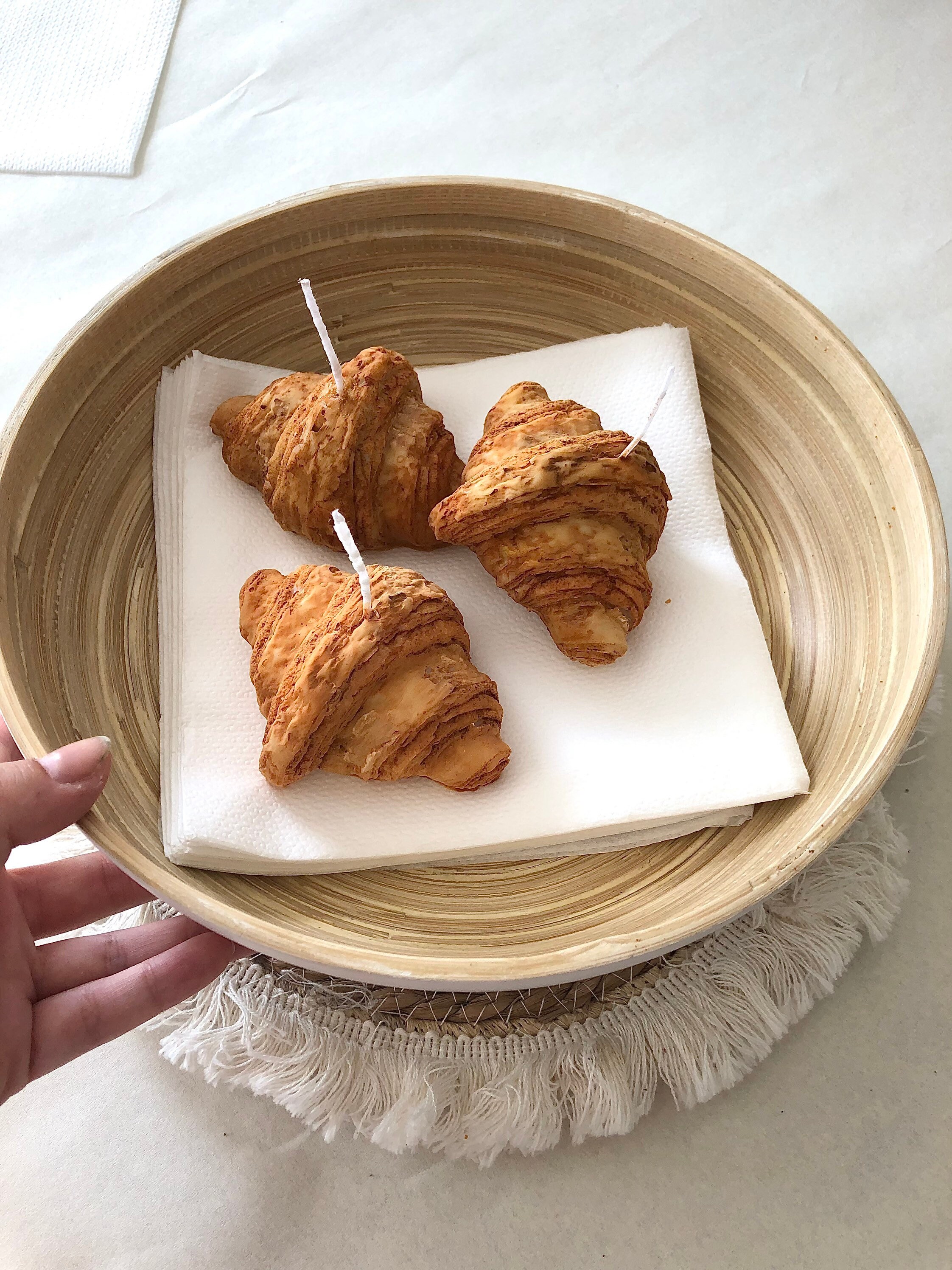 Croissant Candle Set 3,6,9 Croissant Candles With a Lovely Scent ...