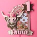 Highland Cow Cake Topper, Highland Cow Birthday Theme,cow Girl Birthday ...