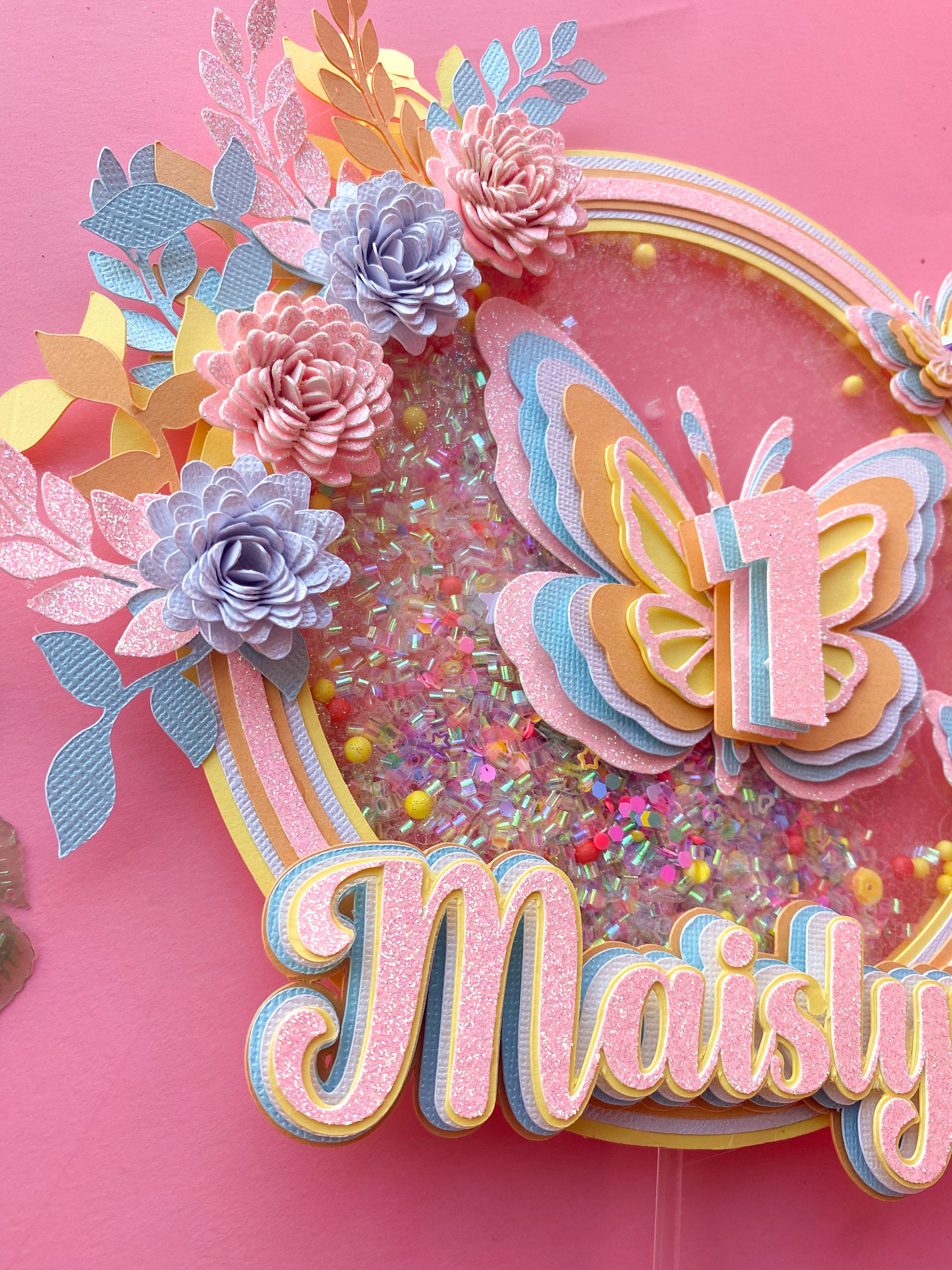 Butterfly Cake Topper,butterfly Patry,baby Shower Butterfly,birthday ...