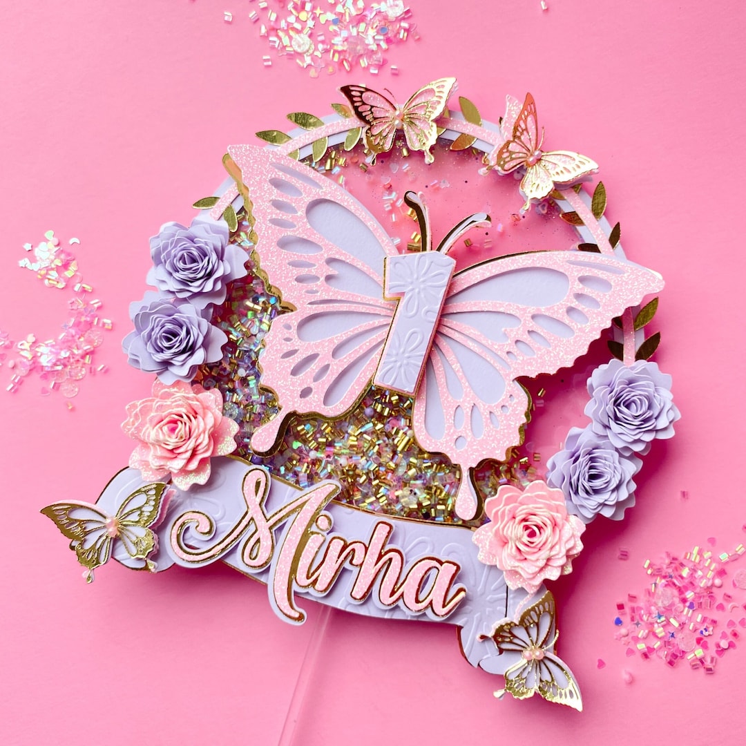 Butterfly Cake Topper,butterfly Patry,baby Shower Butterfly,birthday ...