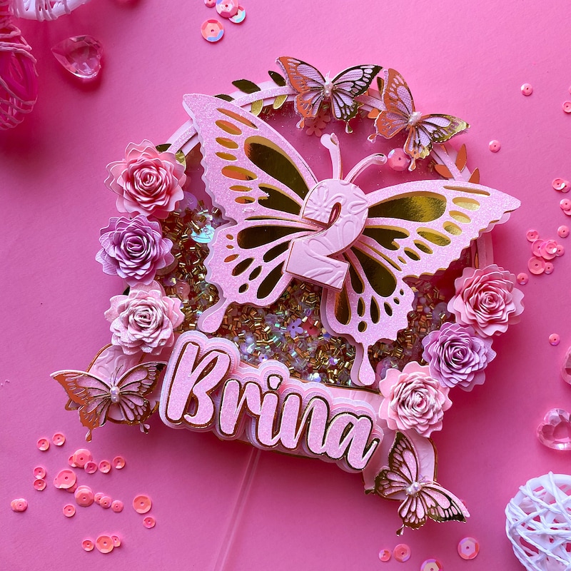 Butterflies Cake Topper - Etsy