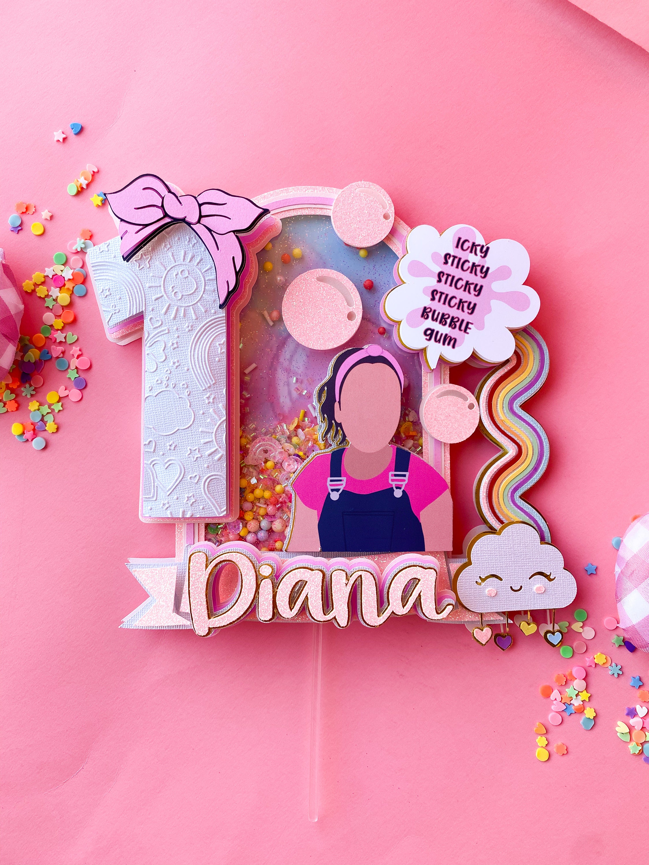 Ms. Rachel Inspired Cake Topper,ms Rachel Birthday Party,icky Sticky ...