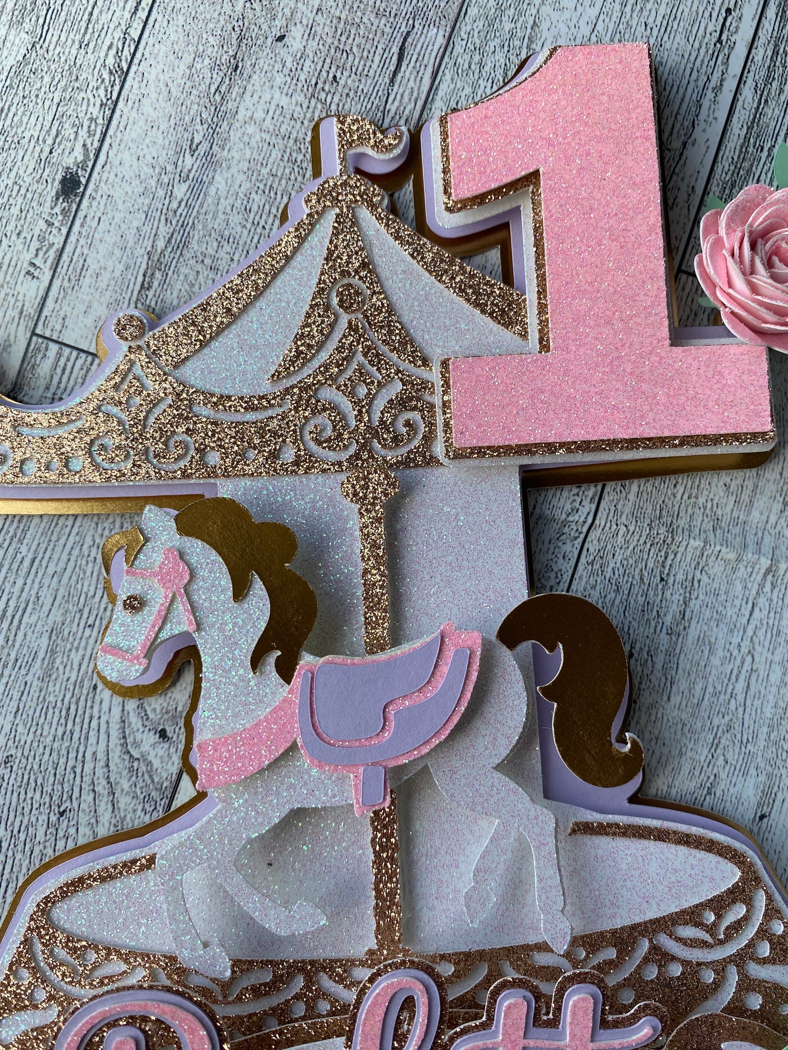 Carousel Cake Toppercarousel Horse Cake Topper horse - Etsy