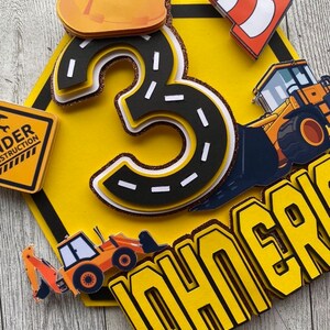 Construcción Cake Topper,1st Birthday Theme,construccion Theme Party ...