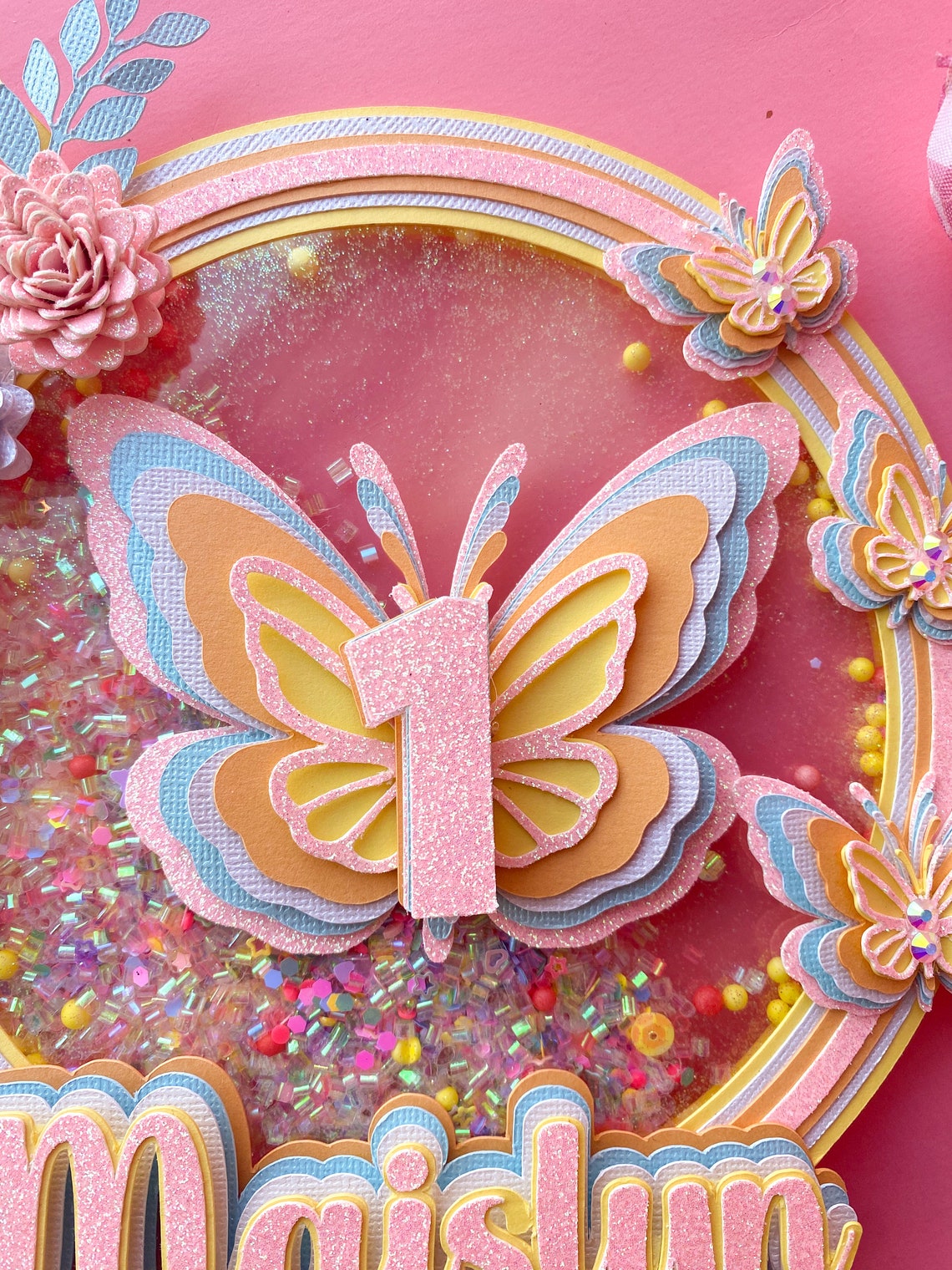 Butterfly Cake Topper,butterfly Patry,baby Shower Butterfly,birthday ...