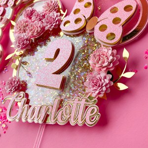 Minnie Inspired Cake Topper,minnie Birthday Party,minnie Theme ...