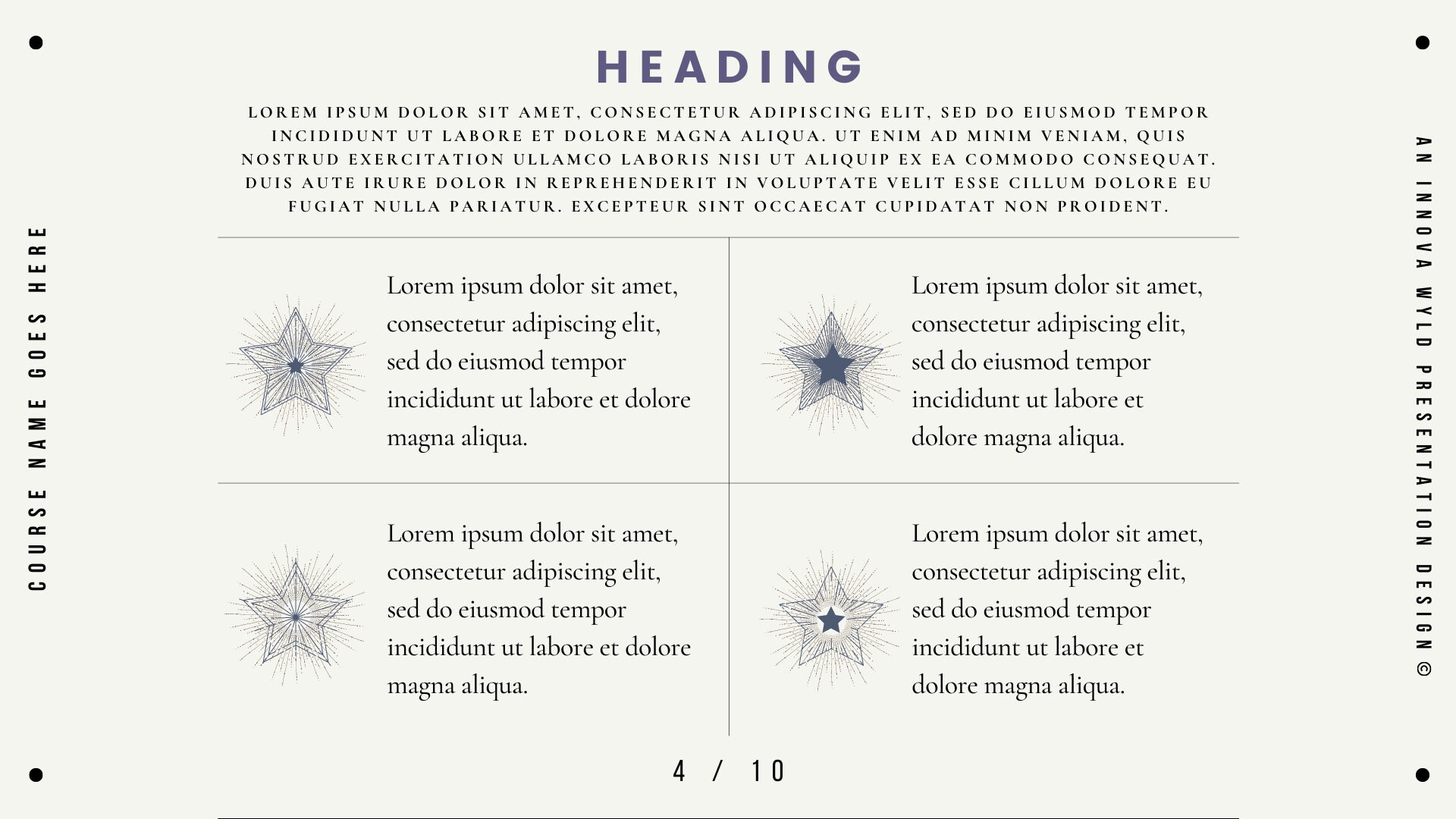 Celestial Gaze Presentation Template Canva Customizable Business ...