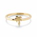 14K Solid Gold Palm Tree Ring: Tropical Jewelry Gift - Etsy